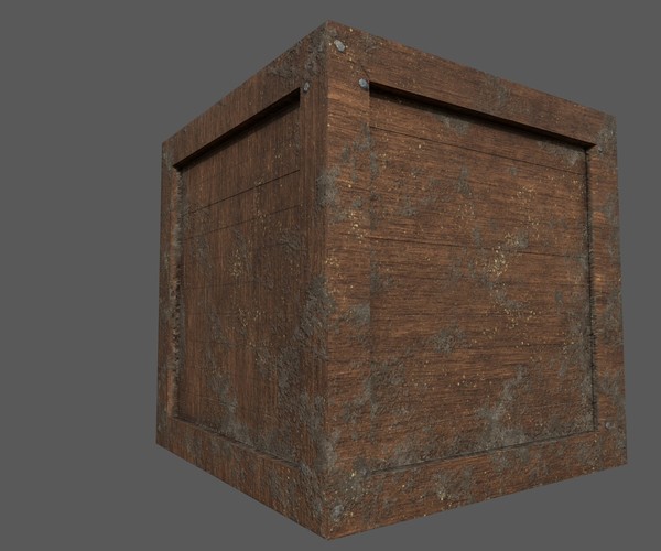 ArtStation - High and Low Poly Crate | Resources