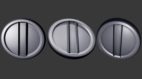 ArtStation - High and Low Poly Coin | Resources