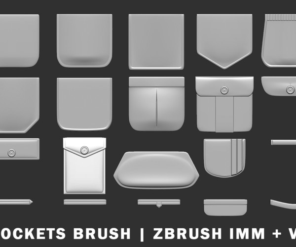 ArtStation - Pockets - zBrush IMM/VDM | Brushes