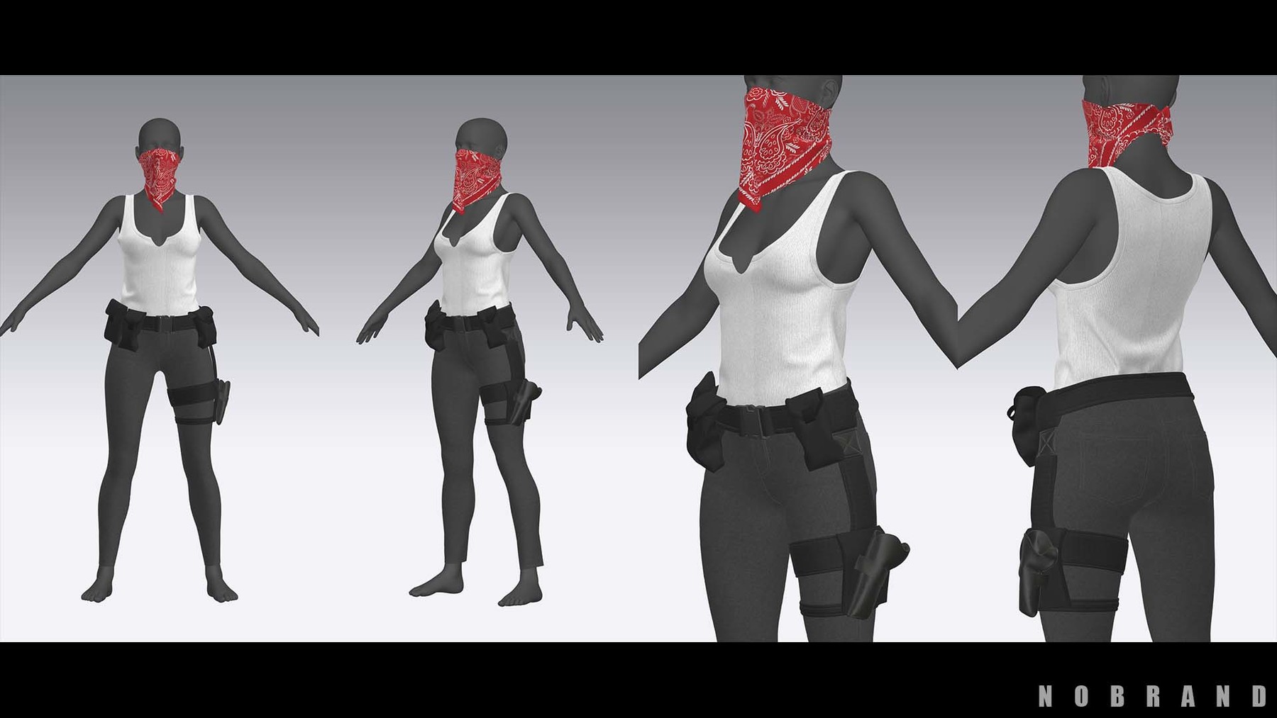 ArtStation - Womens - Agent Outfit | Resources