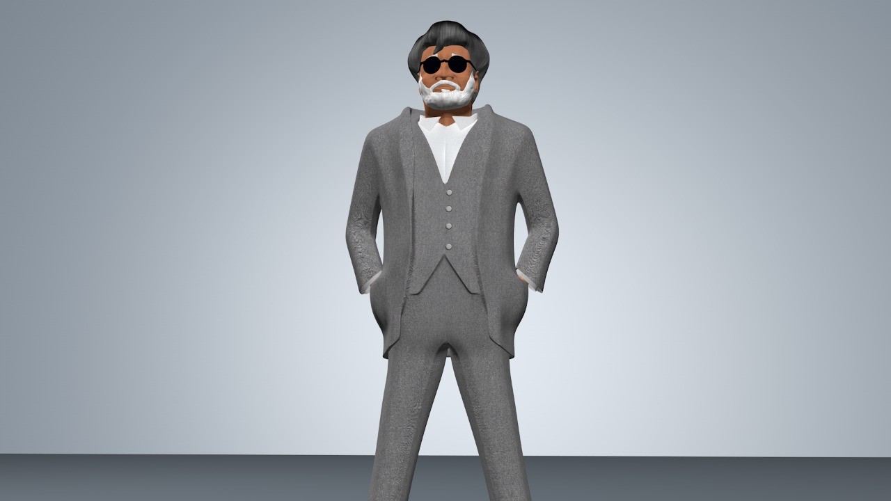 ArtStation - SUPERSTAR RAJINIKANTH KABALI 3D MODEL | Resources