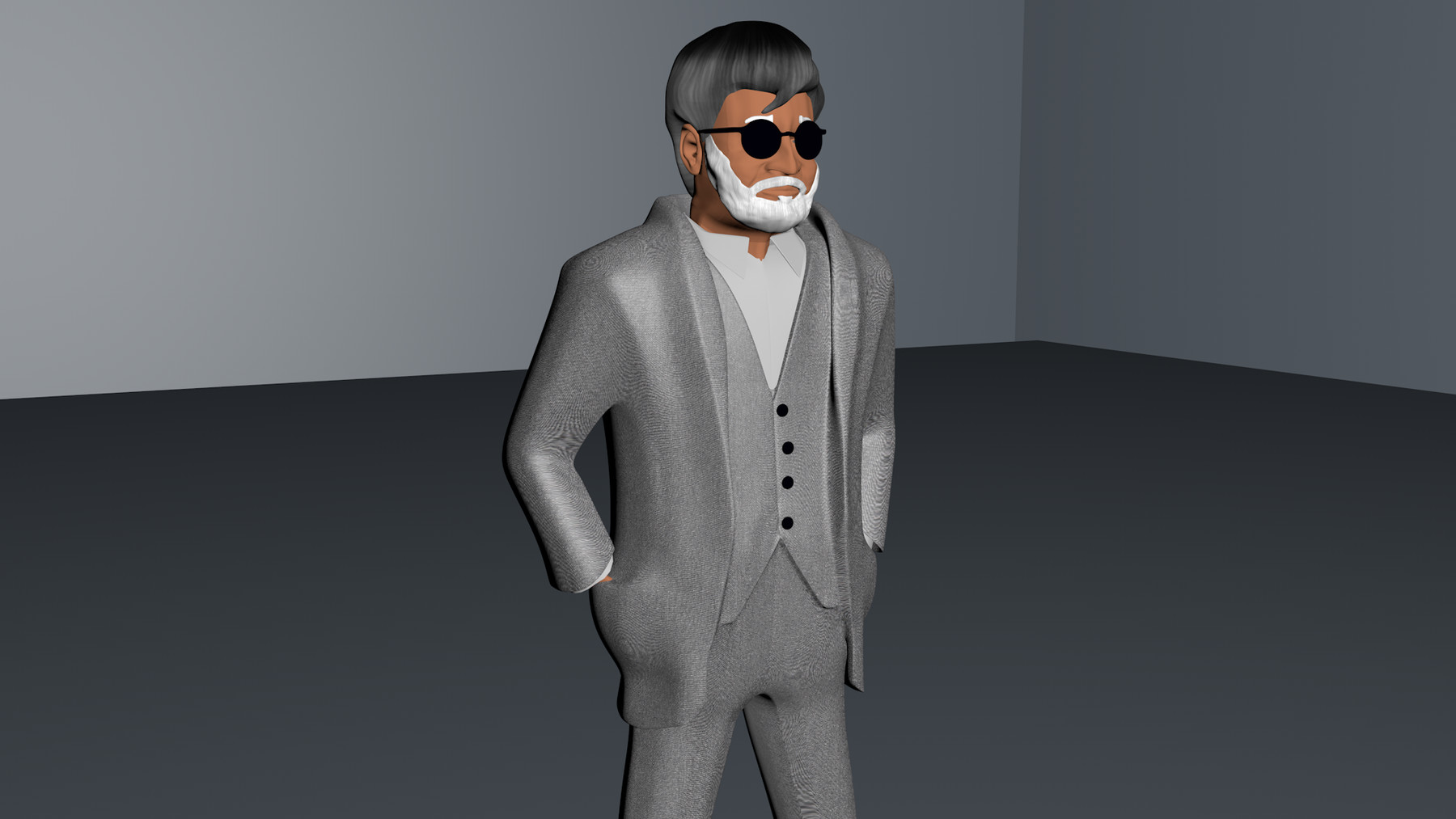 ArtStation - SUPERSTAR RAJINIKANTH KABALI 3D MODEL | Resources