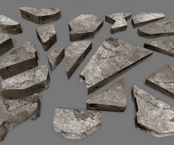 ArtStation - stone set | Game Assets