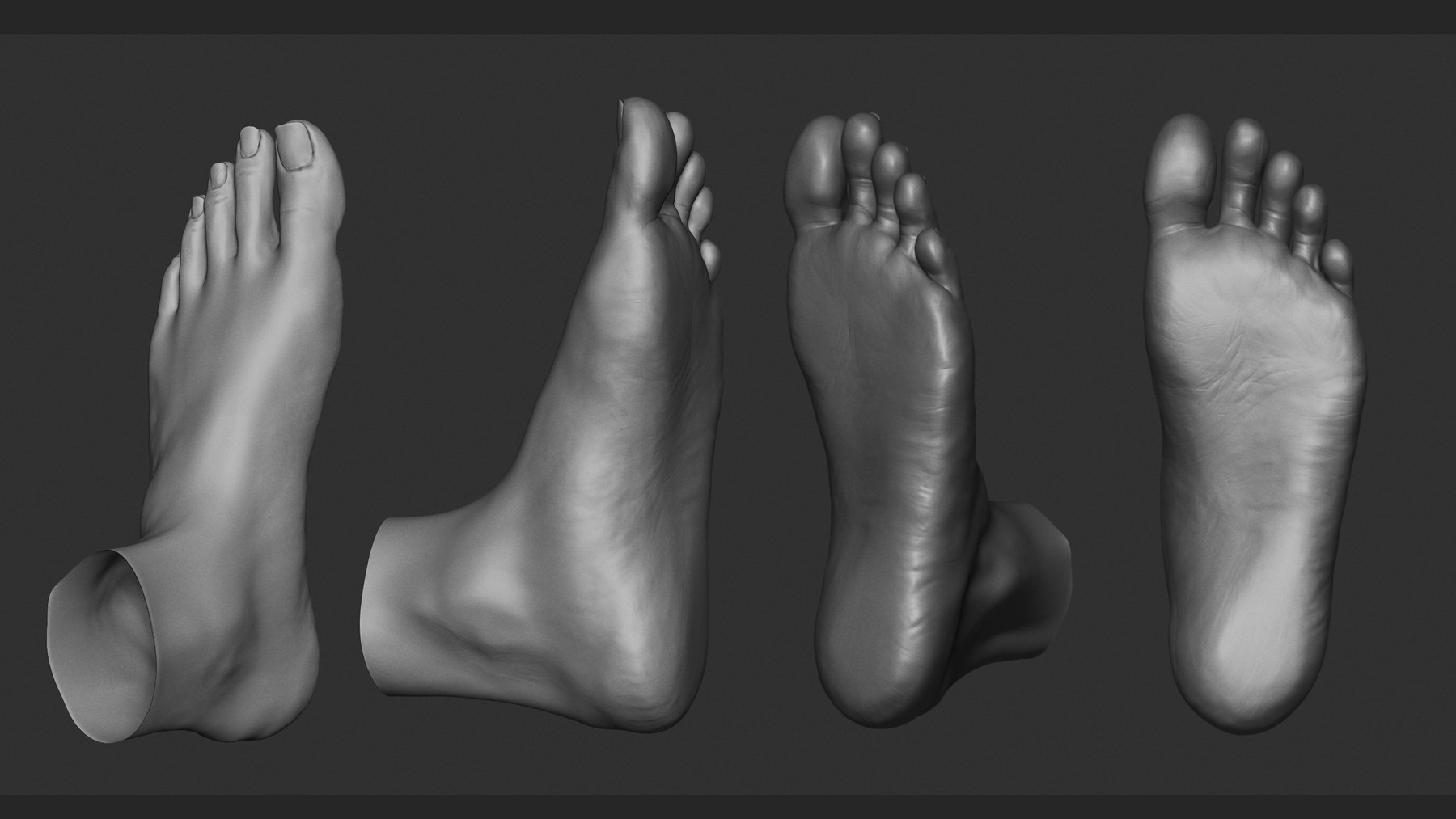 ArtStation - Realistic Feets Pack | Resources