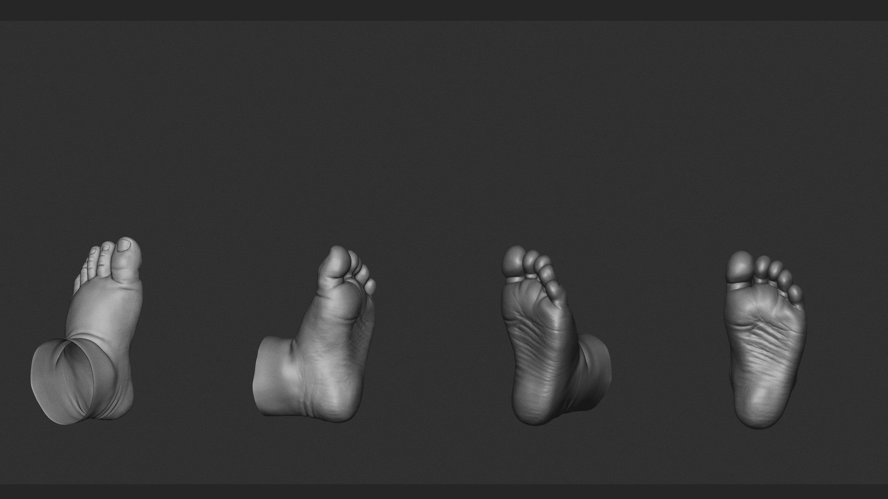 ArtStation - Realistic Feets Pack | Resources