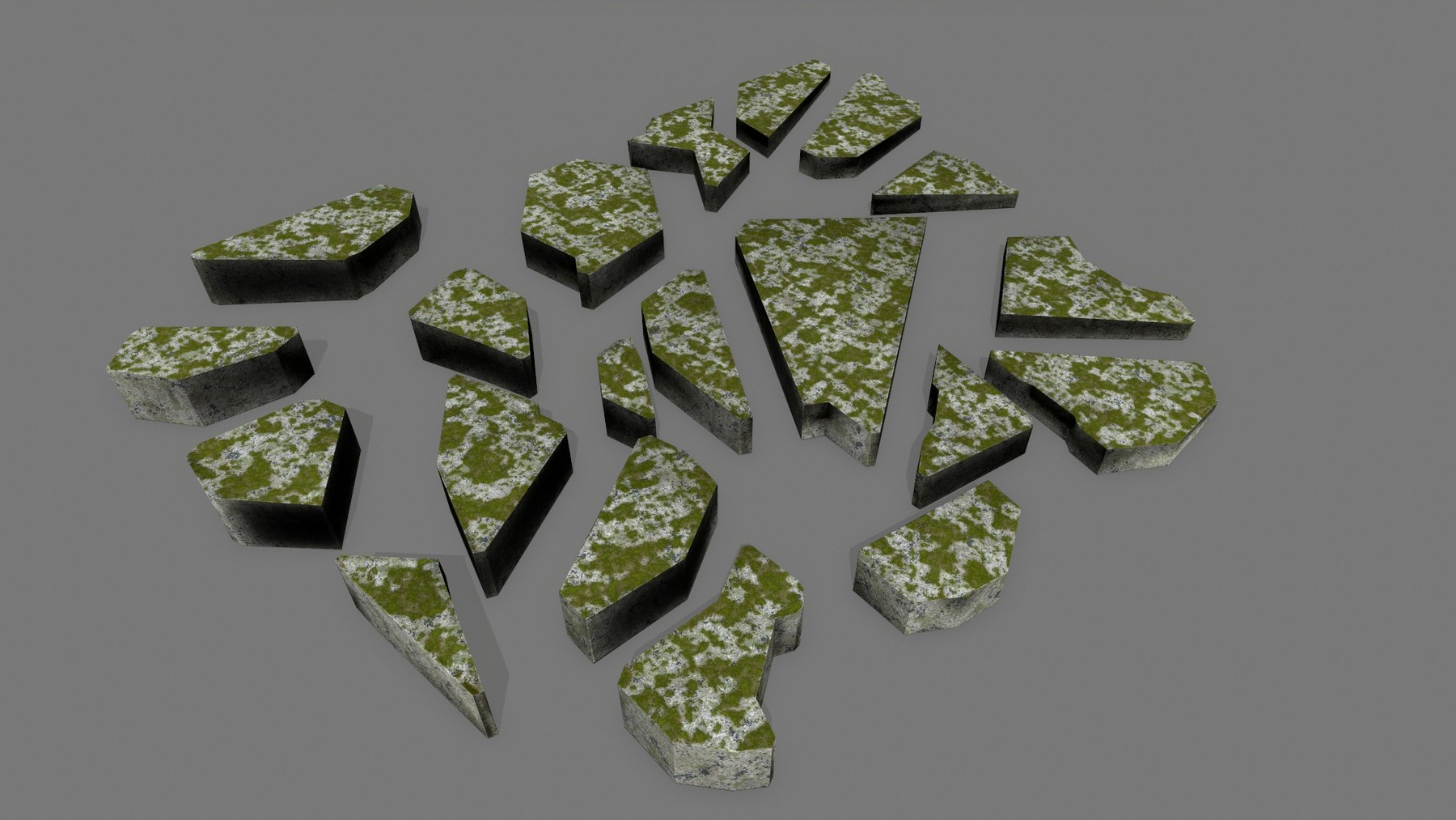 ArtStation - stone set | Game Assets