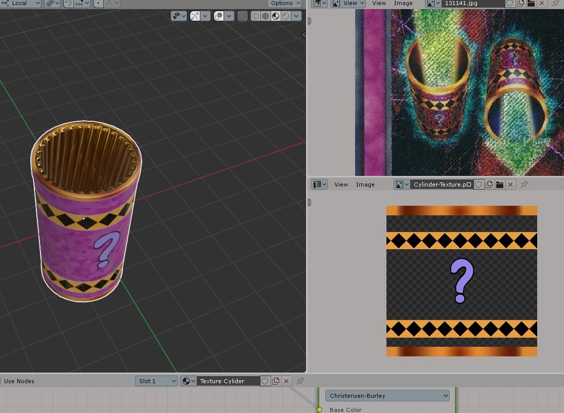 ArtStation - Parallax Shading for holographic cards in Blender | Resources