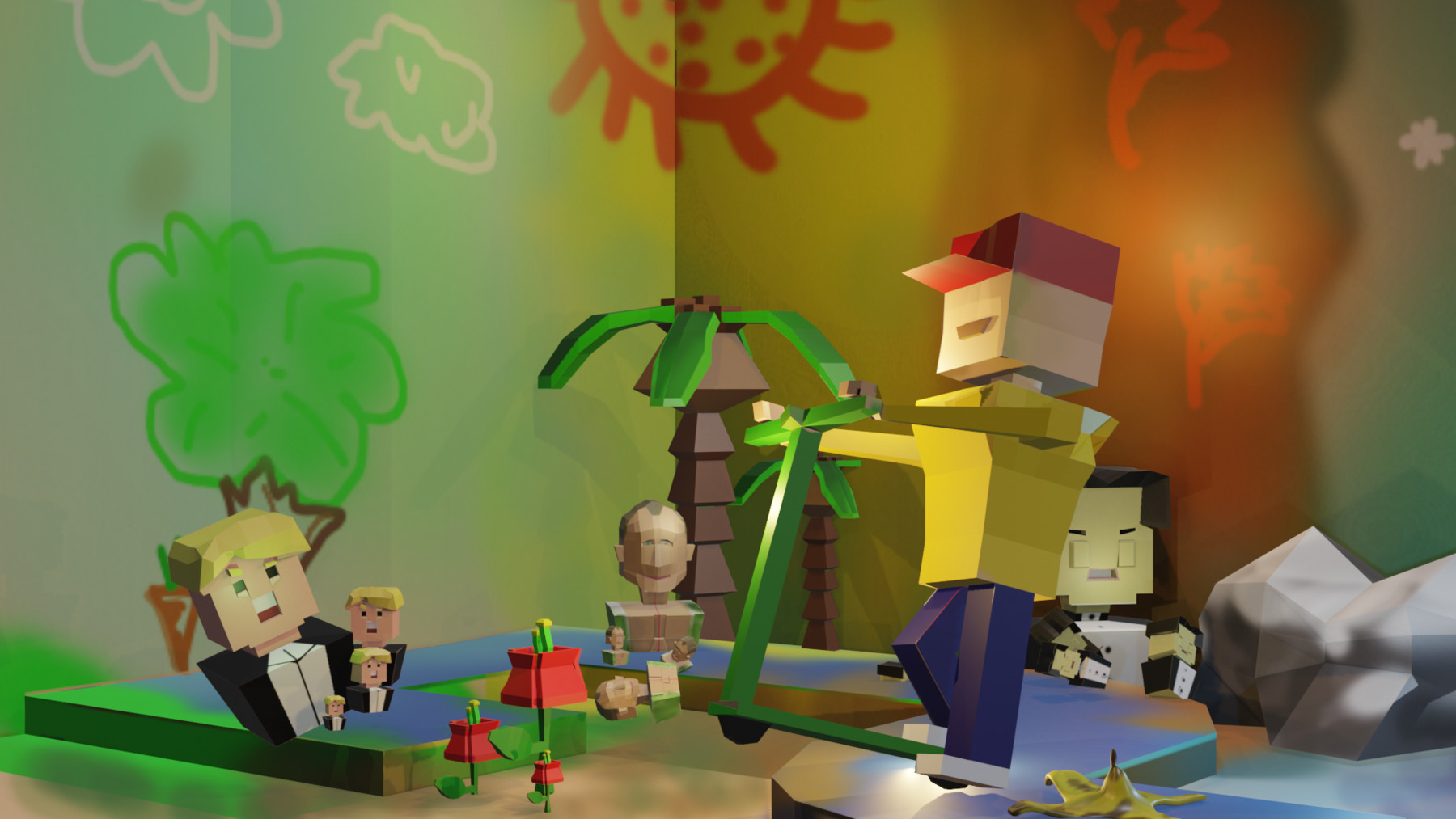 ArtStation - Low poly set