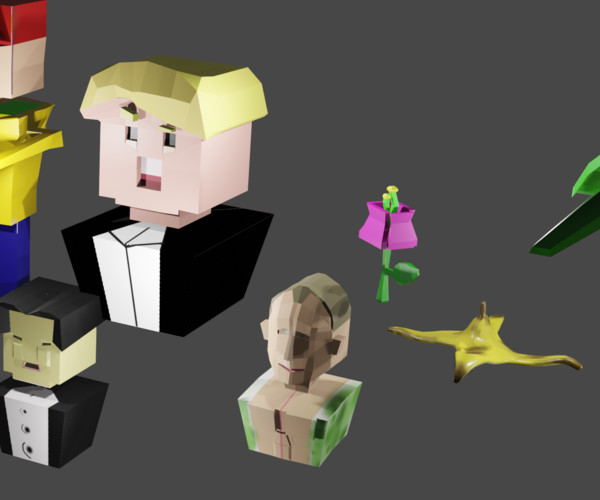 ArtStation - Low poly set