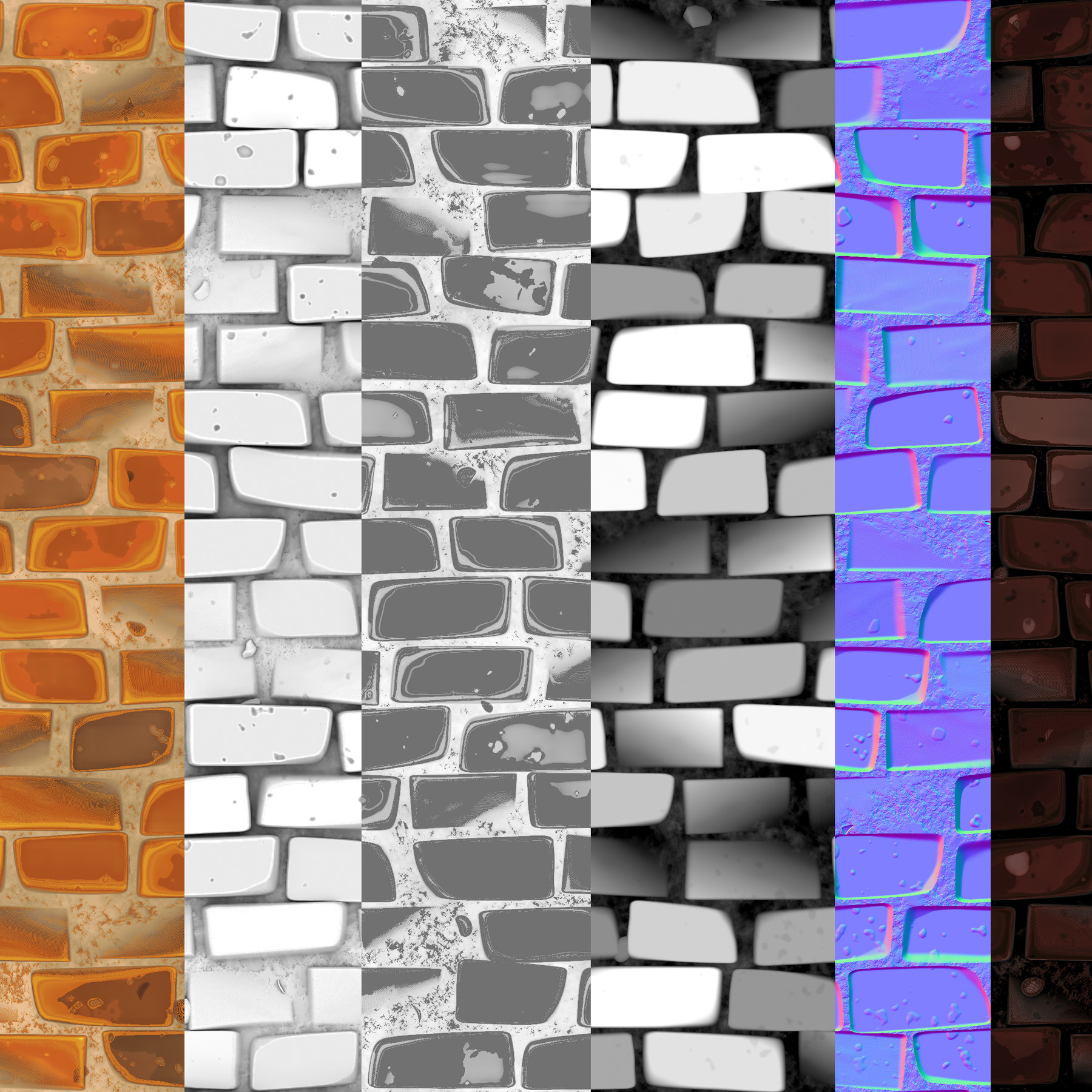 ArtStation - Stylized Bricks | Resources