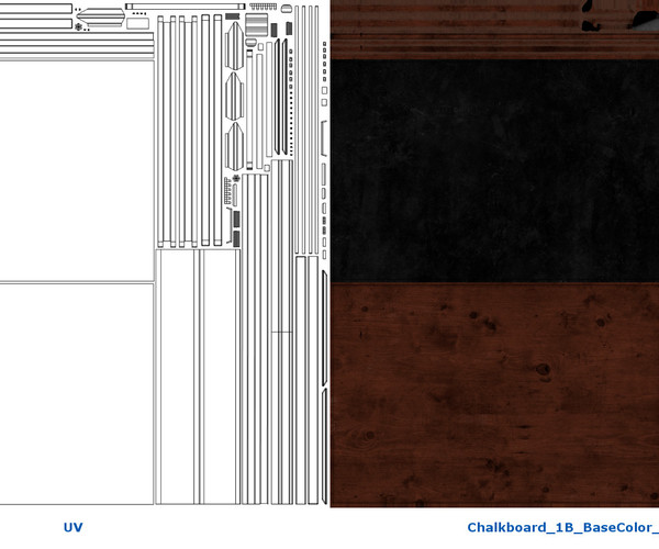 ArtStation - Chalkboard 1B | Resources