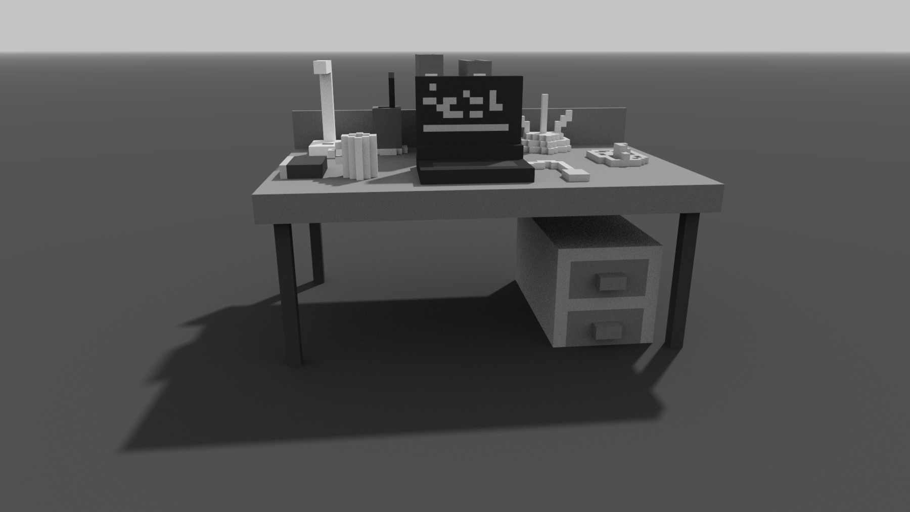ArtStation - Voxel Desk | Game Assets