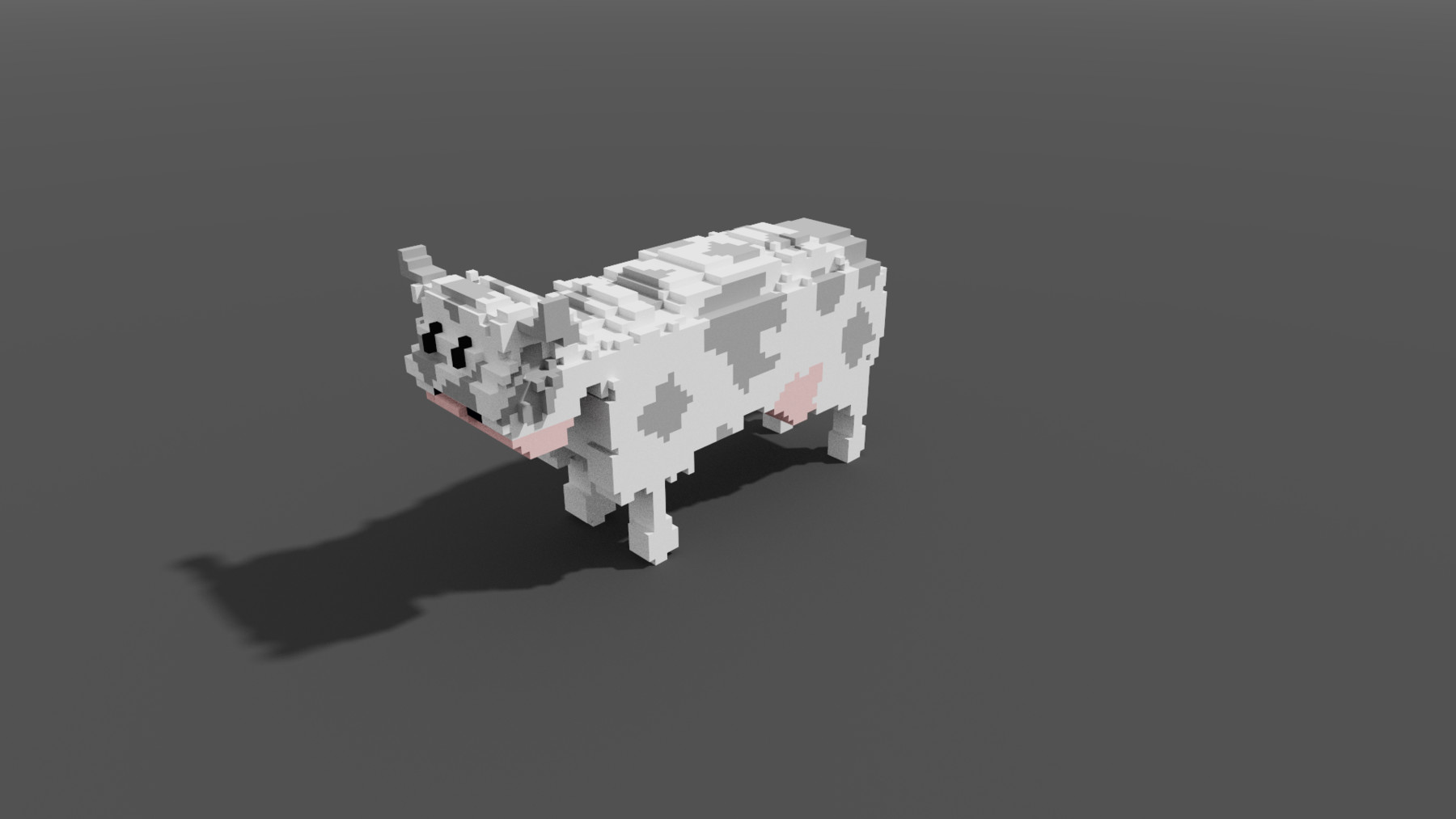 ArtStation - Voxel Cow | Game Assets