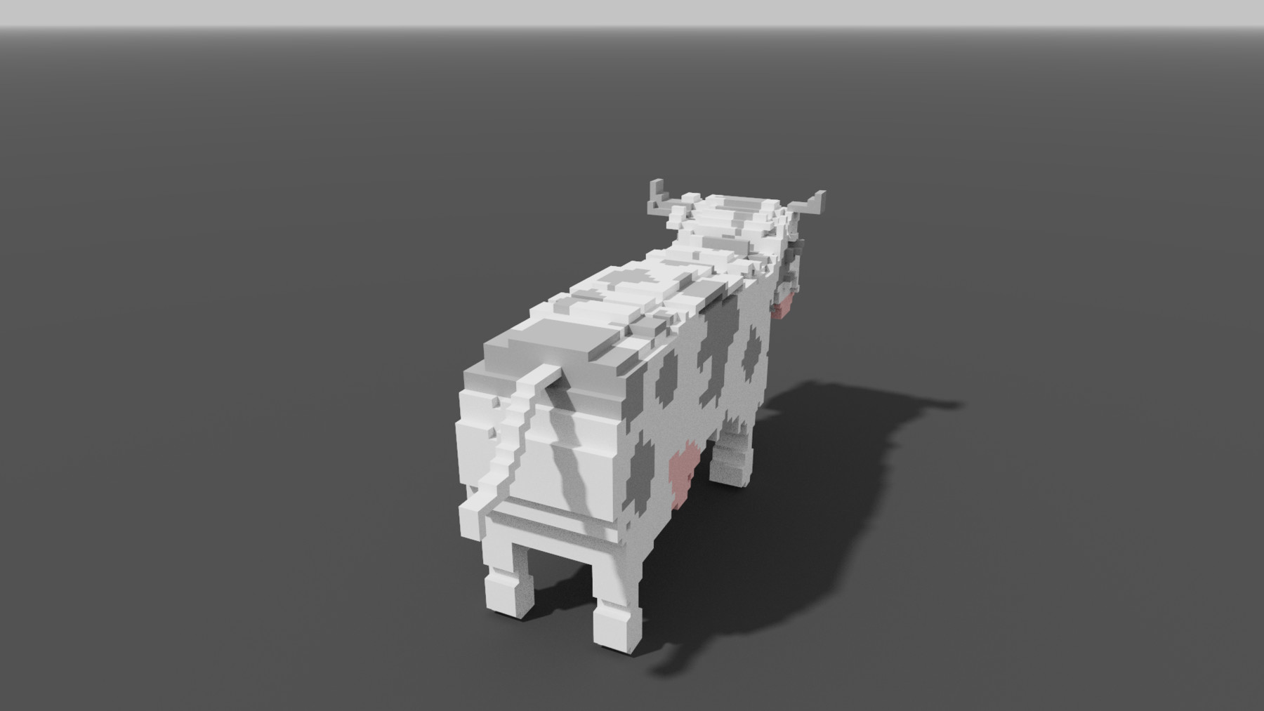 ArtStation - Voxel Cow | Game Assets