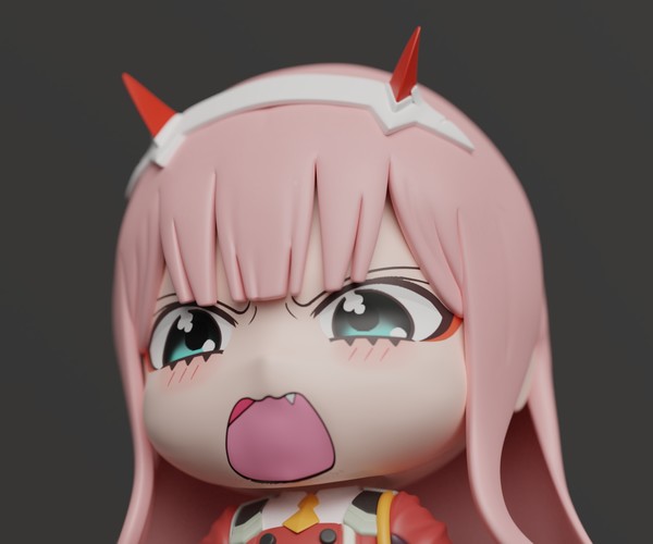 ArtStation - Chibi Zero Two - 3D Printable | Resources