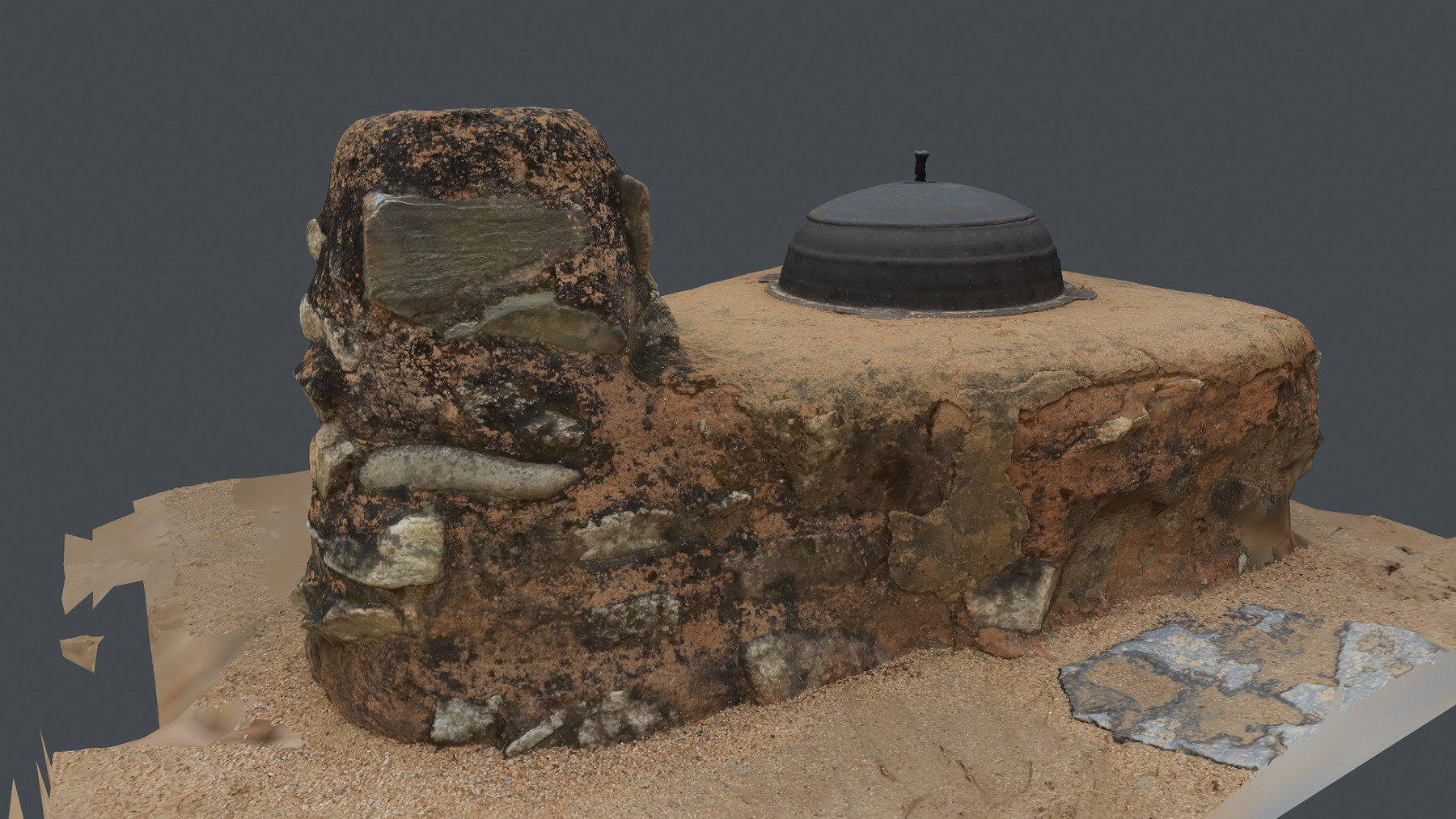 ArtStation - Photoscan_OBJ_0026_only HighPoly Mesh (16K Texture) | Game ...