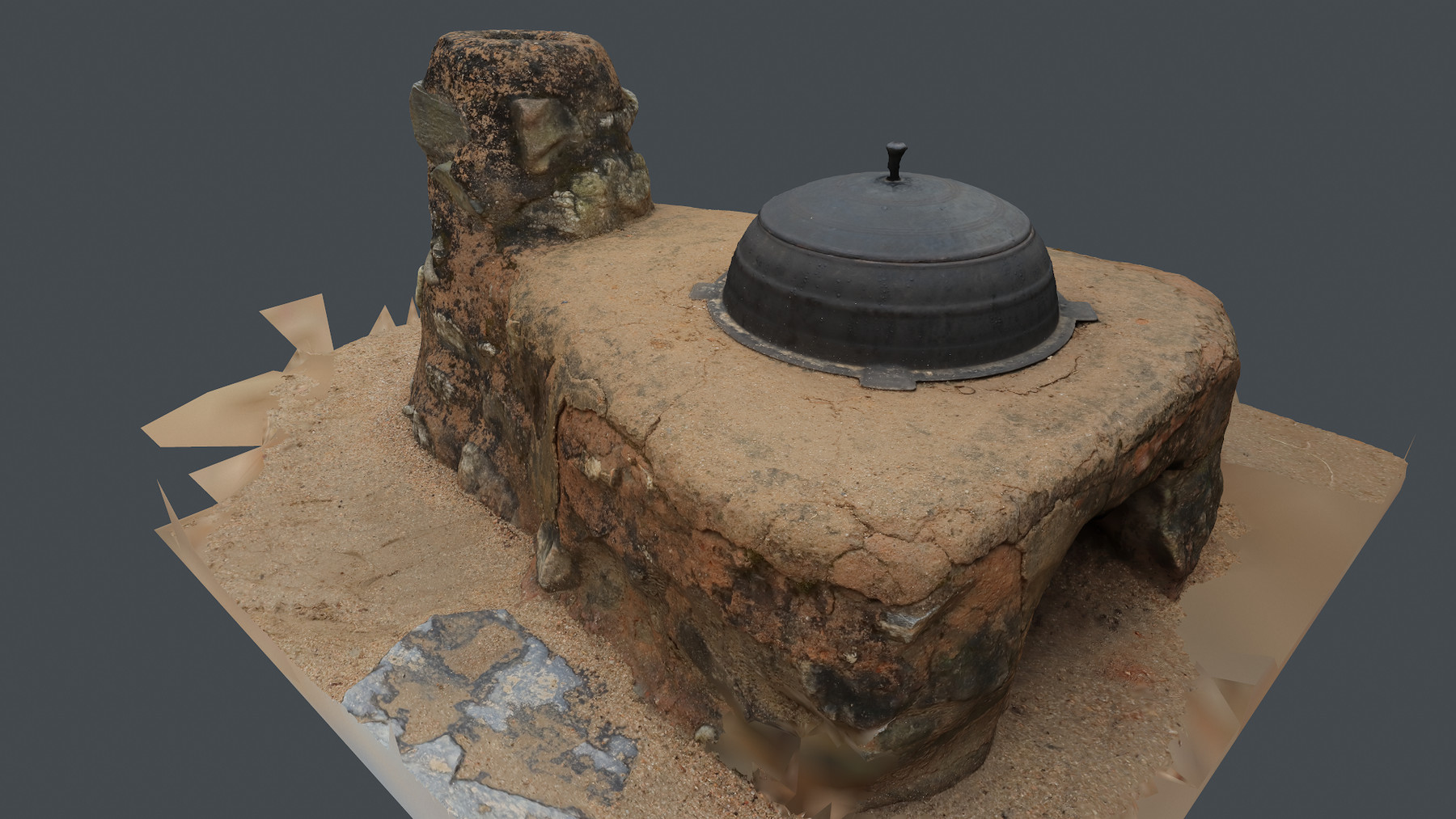 ArtStation - Photoscan_OBJ_0026_only HighPoly Mesh (16K Texture) | Game ...