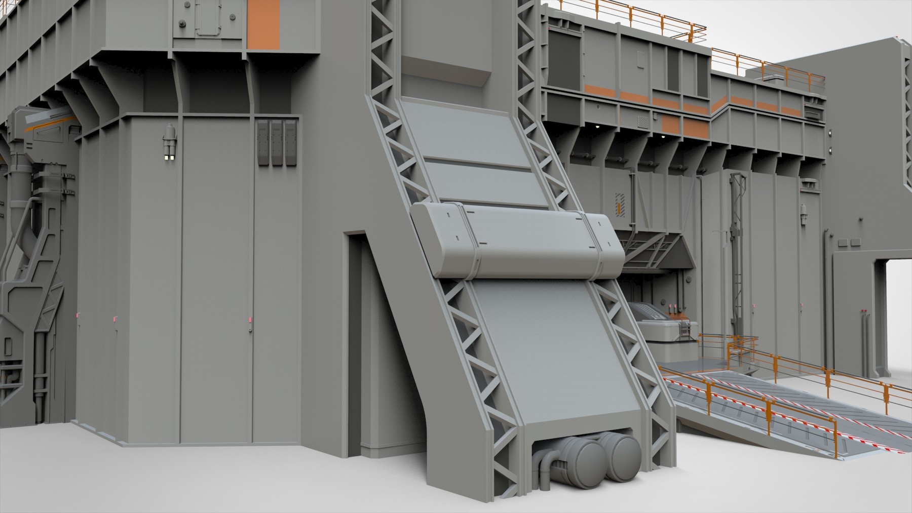 ArtStation - sci-fi architecture 5 | Resources