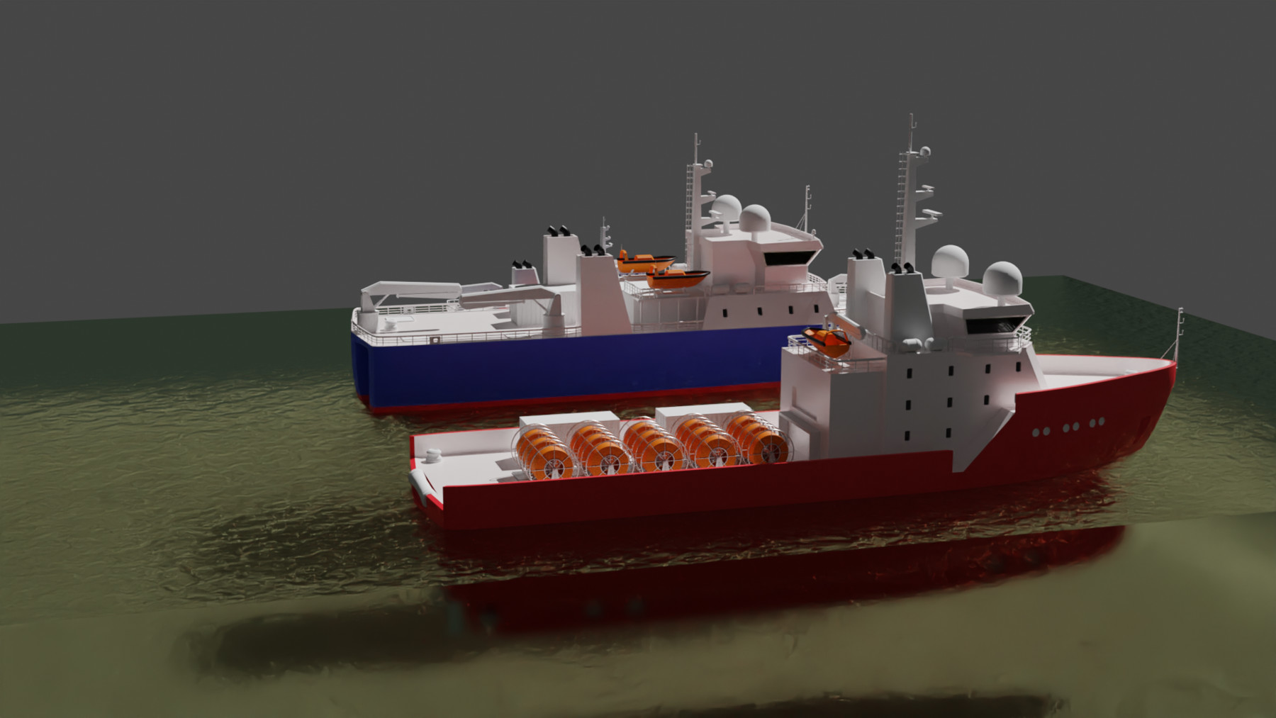 ArtStation - Set of schematic vessels (3 pieces) | Resources