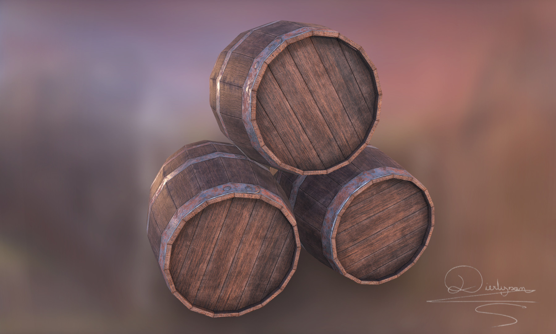 ArtStation - Medieval Barrel - Game Assets | Game Assets