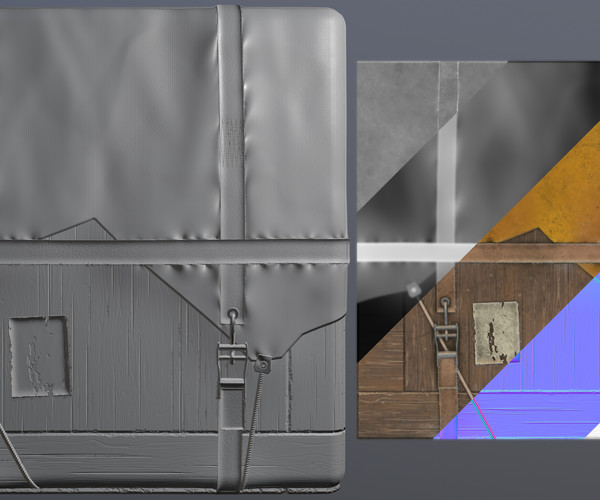 ArtStation - Loot Crate Material - Substance Designer | Resources