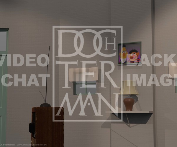 ArtStation - Video Chat Background - Puppet Apartment 02 | Artworks