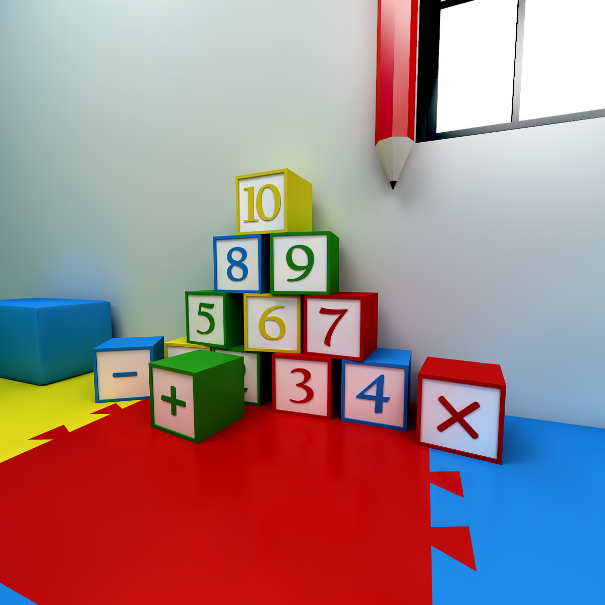 ArtStation - 3D Kindergarten Model | Resources