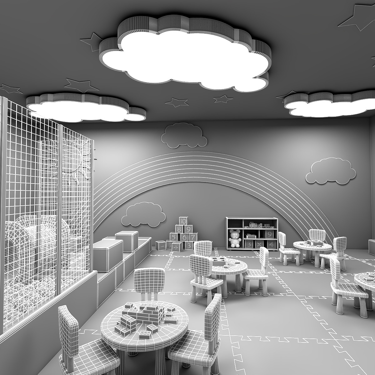 ArtStation - 3D Kindergarten Model | Resources