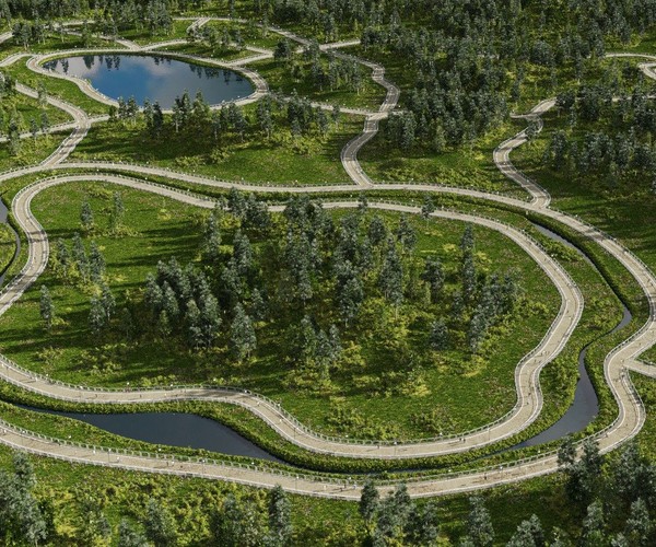 ArtStation - In the park in Blender | Resources