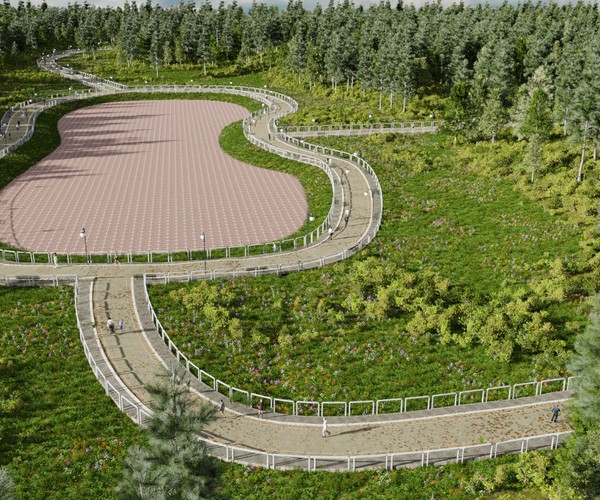 ArtStation - In the park in Blender | Resources