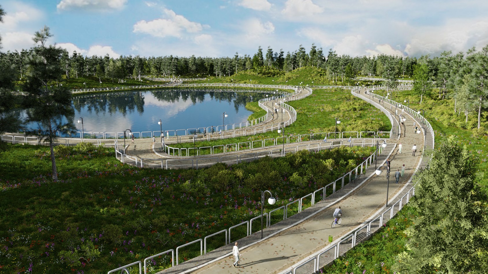 ArtStation - In the park in Blender | Resources