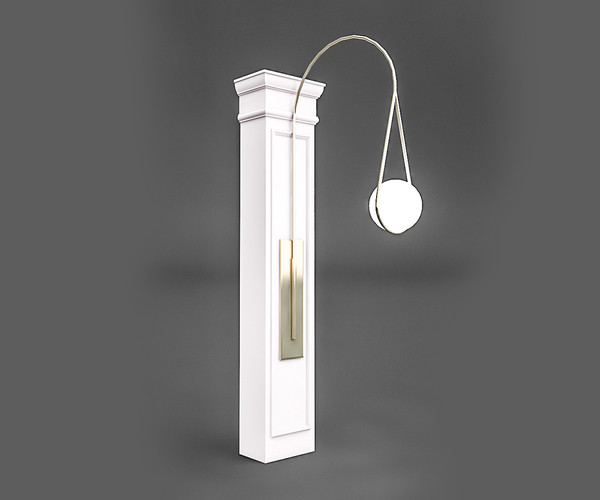 ArtStation - Column and Decorative Lamp | Resources