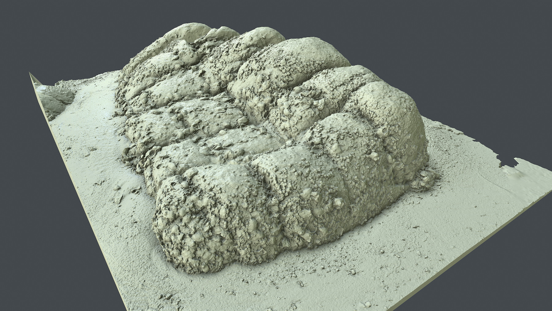 ArtStation - Photoscan_Beach Rock_0008_only HighPoly Mesh (16K Texture ...