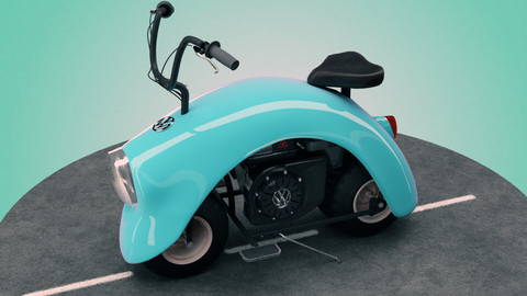 ArtStation - vw mini bike | Resources