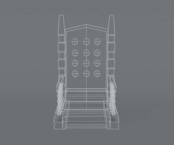 ArtStation - Low Poly Cartoon Throne | Game Assets