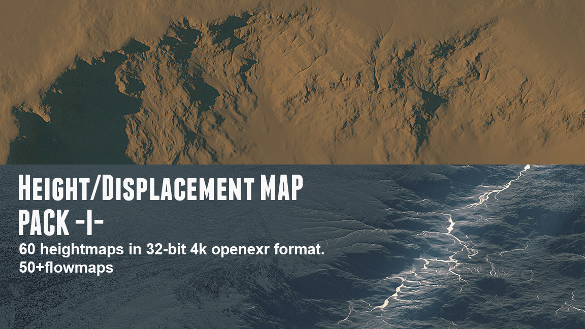 ArtStation - Height/Displacement map pack 1 | Resources