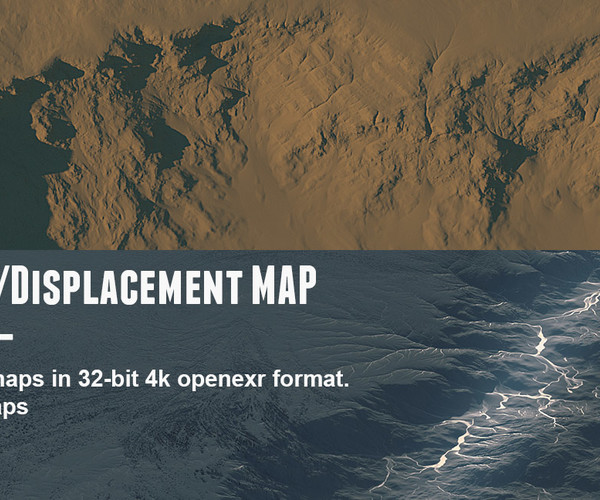 ArtStation - Height/Displacement map pack 1 | Resources