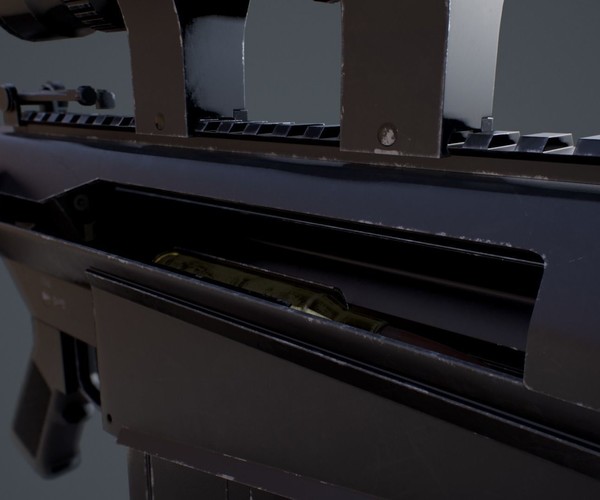 ArtStation - Barrett M82A1 Rifle | Game Assets