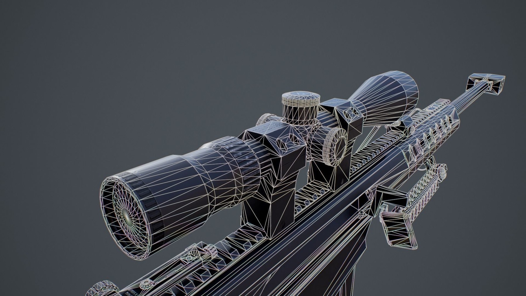 ArtStation - Barrett M82A1 Rifle | Game Assets