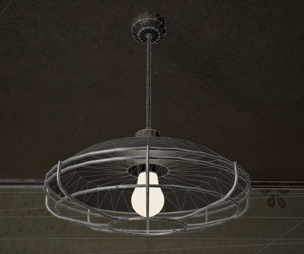 ArtStation - Ceiling Lamp | Game Assets