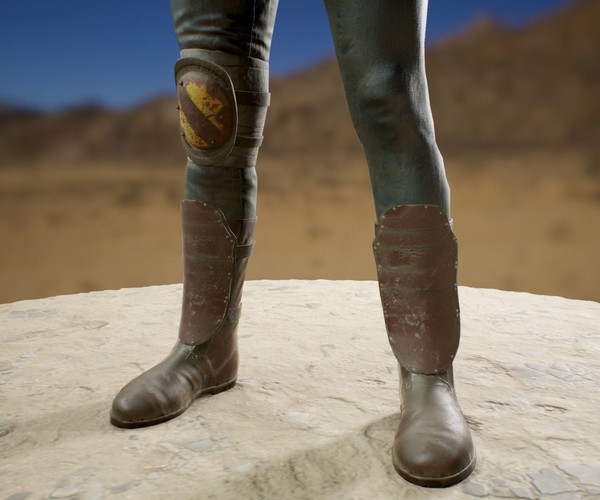 ArtStation - Desert Ranger Armor | Game Assets