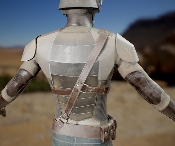 ArtStation - Desert Ranger Armor | Game Assets