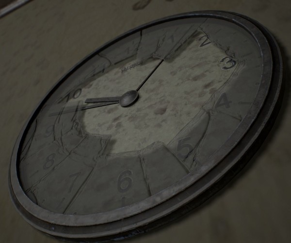 ArtStation - Wall Clock | Game Assets