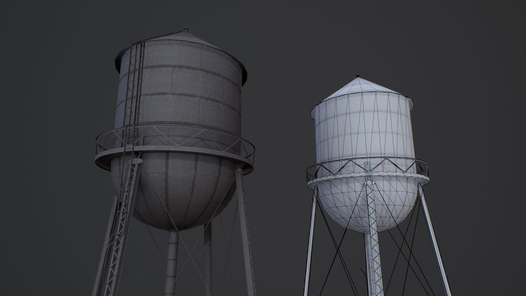ArtStation - Water Tower | Game Assets