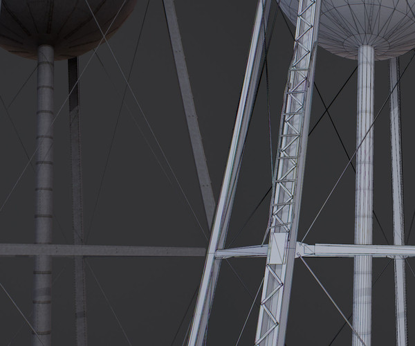 ArtStation - Water Tower | Game Assets