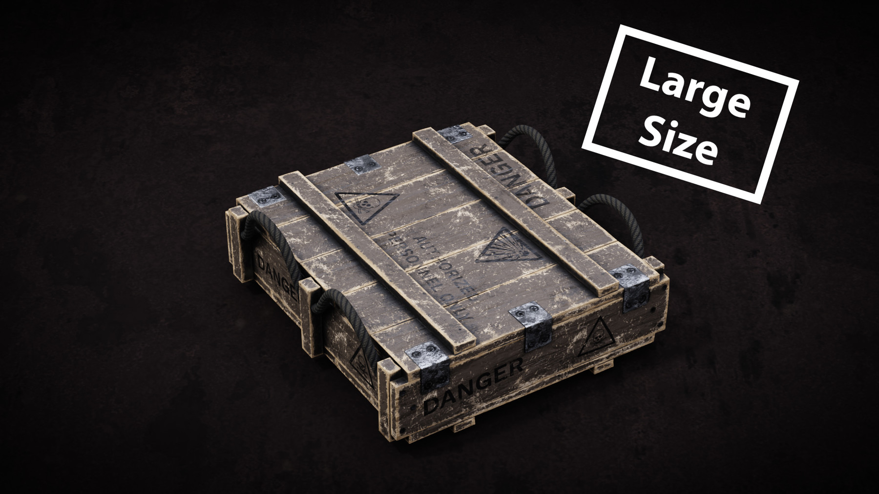 ArtStation - Wood Army Crates - Pack of 3 different Sizes with 4 ...