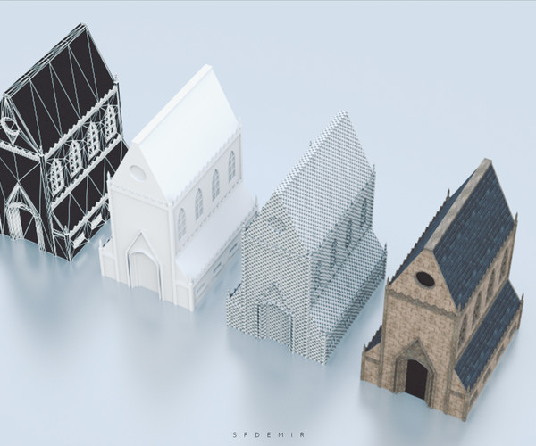 ArtStation - Medieval Church | Resources