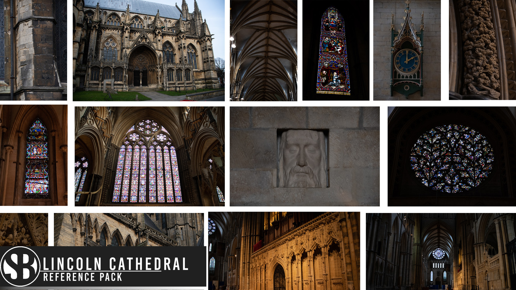 ArtStation - Lincoln Cathedral Architectural Reference Pack | Resources