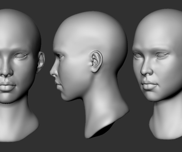 ArtStation - Head Sketch #5 | Game Assets