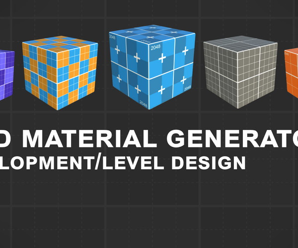 ArtStation - Grid material for development/level design - Substance ...